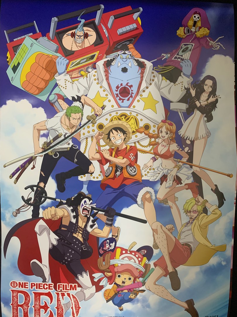 One Piece Film Red Poster, Hobbies & Toys, Toys & Games on Carousell