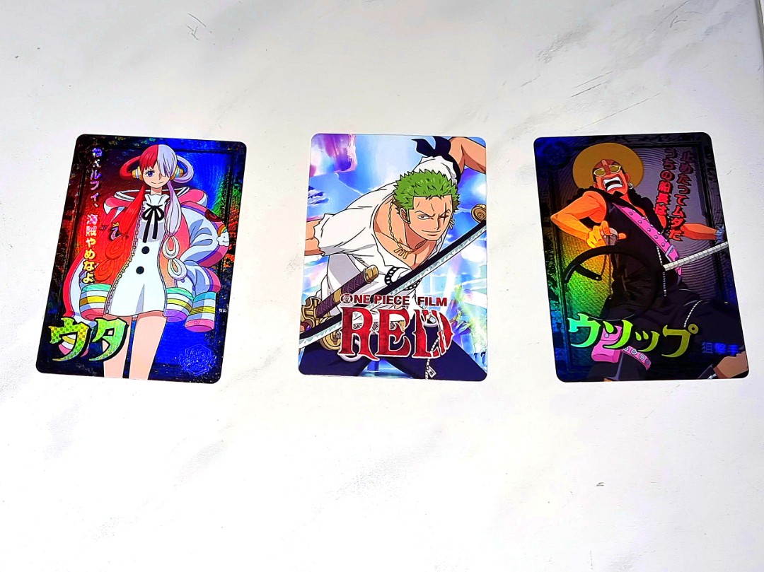 One Piece Red Film Card, Hobbies & Toys, Memorabilia & Collectibles ...
