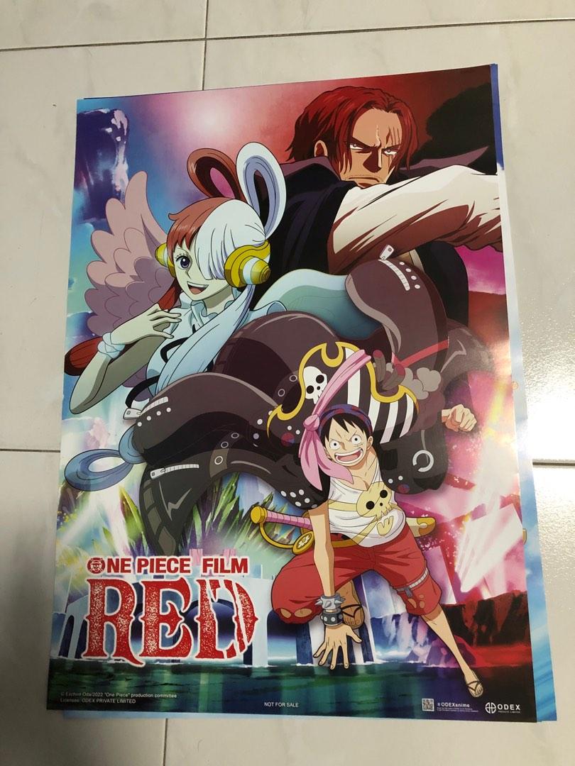 One piece red movie posters, Hobbies & Toys, Memorabilia & Collectibles ...