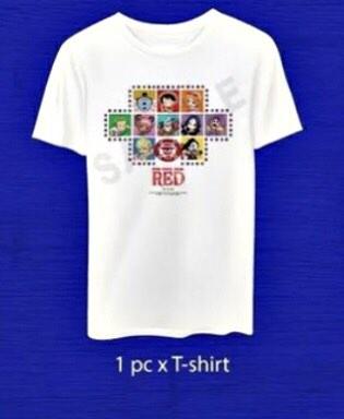One piece red movie tshirt, Hobbies & Toys, Memorabilia & Collectibles ...