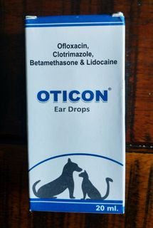 OTICON ear drops for dogs and cats, Pet Supplies, Health & Grooming on ...