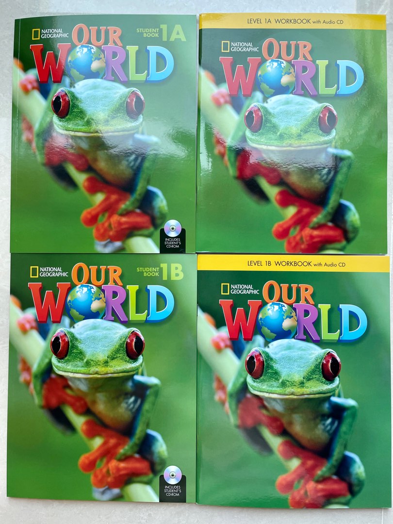 Our World student book and workbook 1A 1B, 興趣及遊戲, 書本 & 文具, 教科書 - Carousell