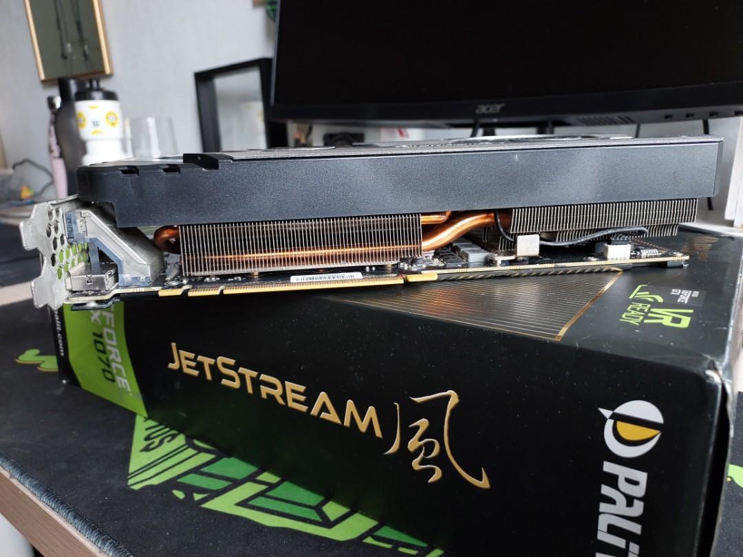 Palit GTX 1070 Jetstream 8GB, Computers & Tech, Parts & Accessories ...