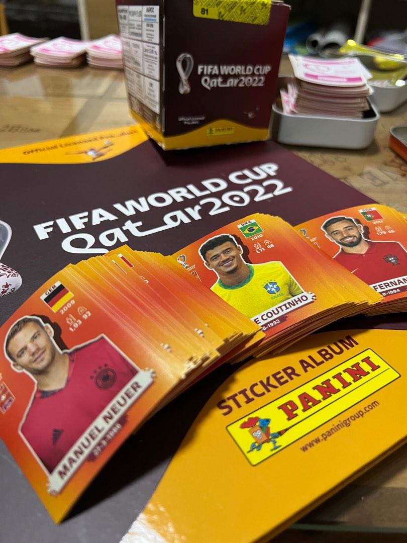 Panini sticker album Qatar FIFA World Cup 2022 loose stickers, Hobbies ...