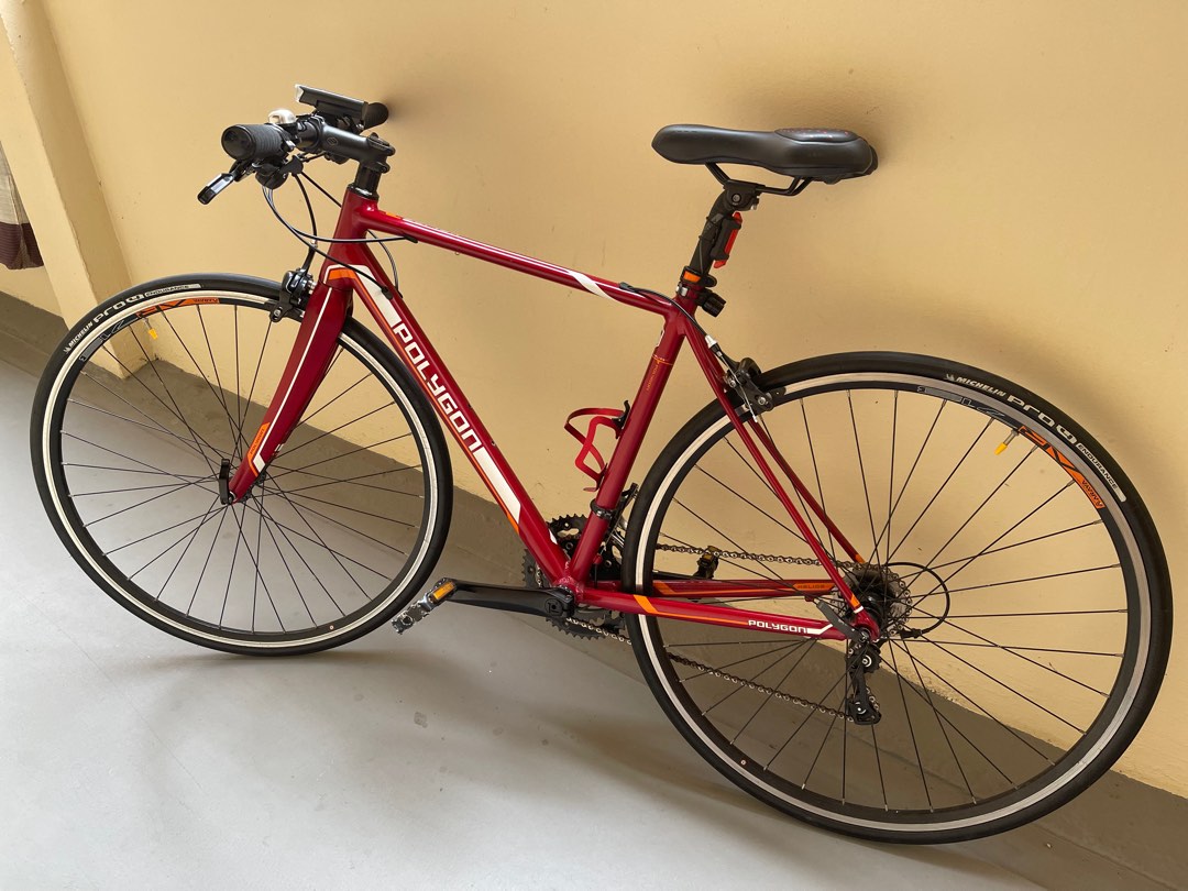 Polygon Helios F3 (Hybird bike 50cm), Sports Equipment, Bicycles ...