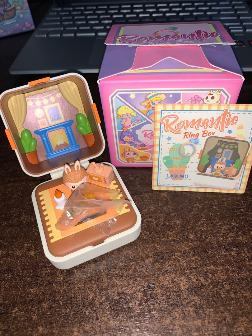 Labubu Romantic ring box, Hobbies & Toys, Toys & Games on Carousell
