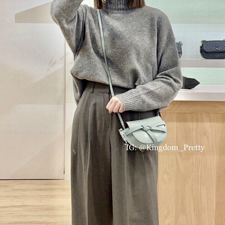 Pre-order Loewe Limited Edition Mini Gate Bag with Ribbon Python ...