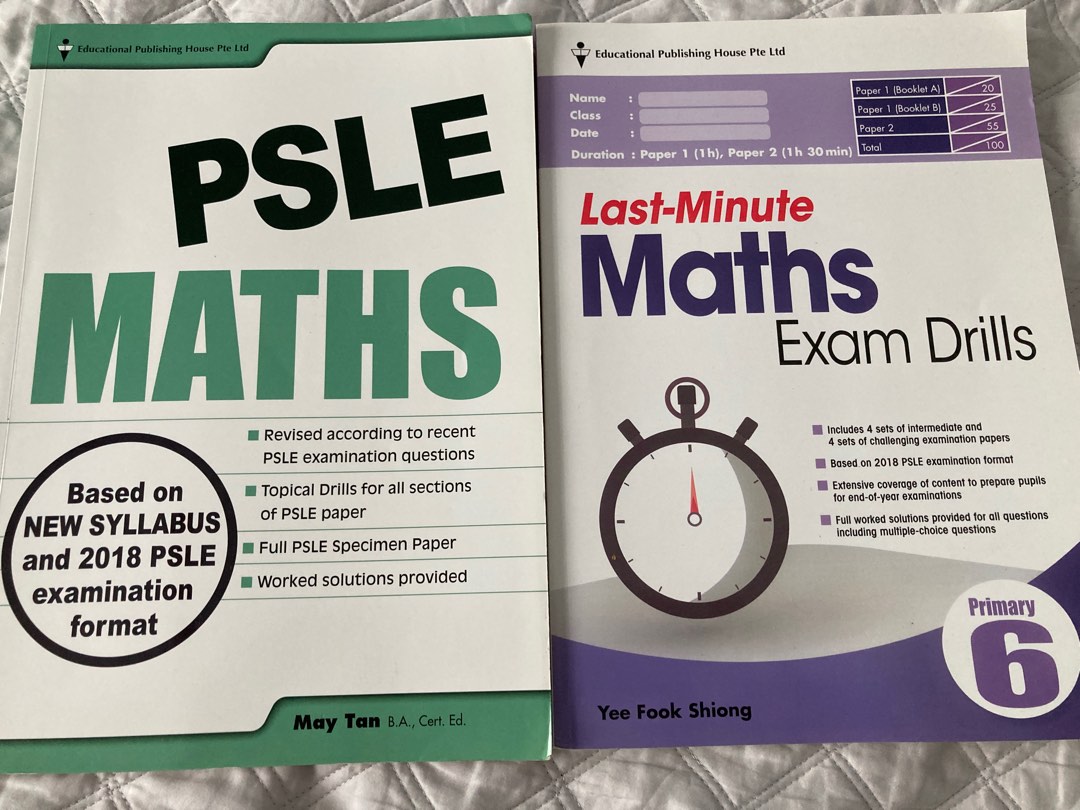 PSLE math and math exam drills, Hobbies & Toys, Books & Magazines ...