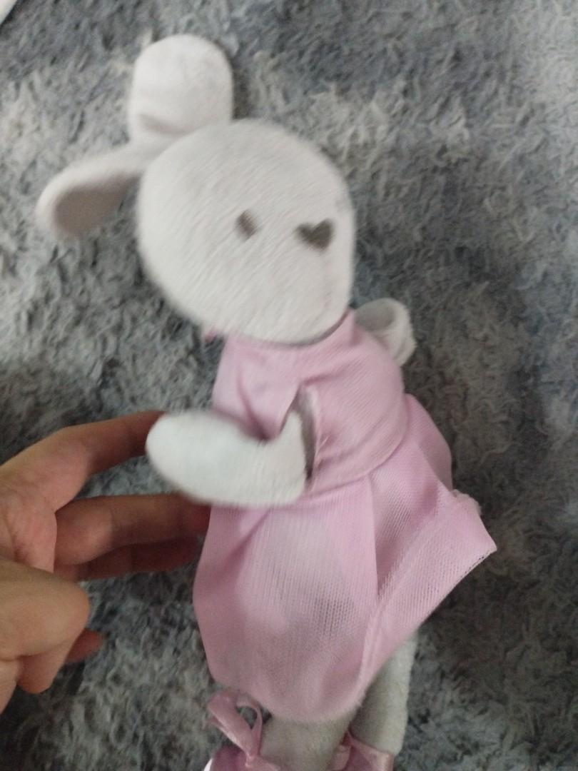 Rabbit soft toy dancing ballerina ballet rabbit toy, Hobbies & Toys ...