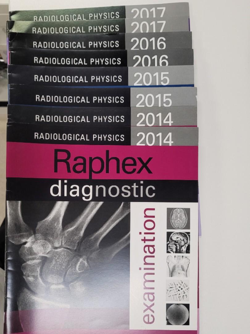 Raphex Examination 2014-2017 (Therapy ＆ Diagnostic) with answers, 興趣及遊戲 ...