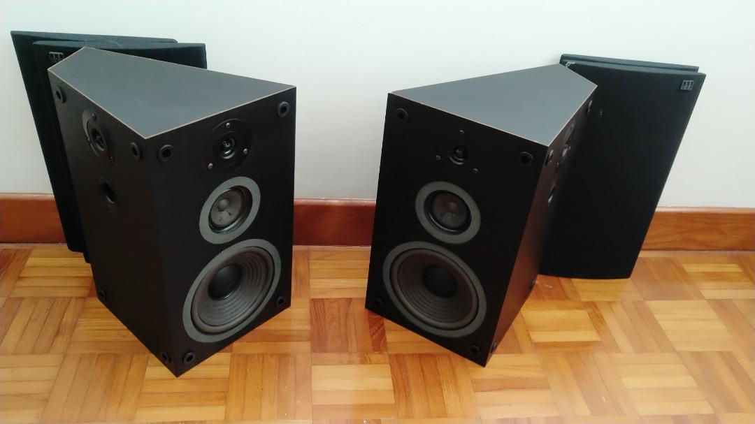 RARE ADC Trapezoid loudspeakers, Audio, Soundbars, Speakers & Amplifiers on Carousell