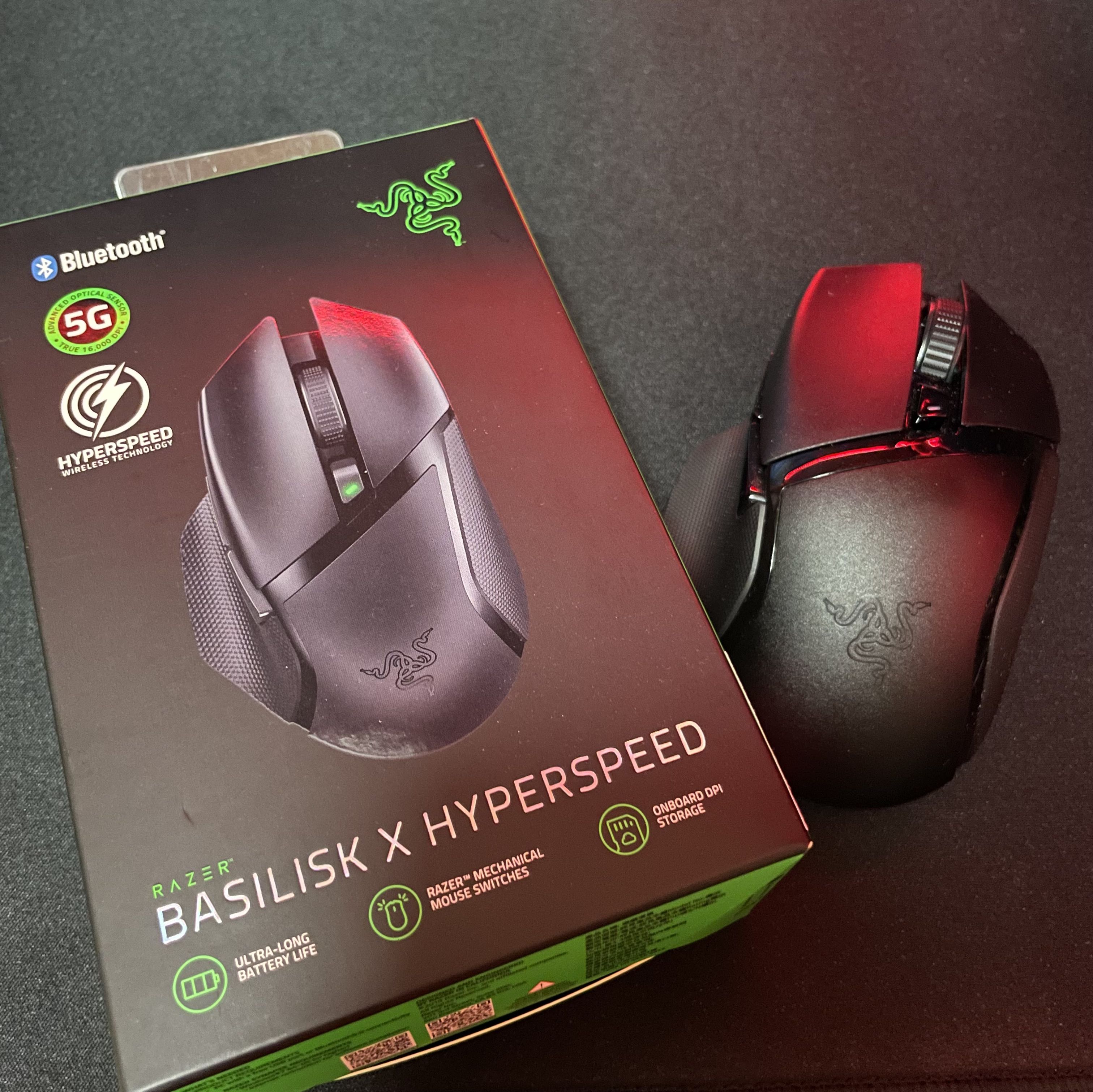 Razer Basilisk X HyperSpeed, 電腦＆科技, 電腦周邊及配件, 電腦滑鼠及相關產品 - Carousell