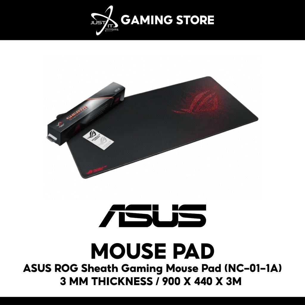 (READY STOCK) ASUS ROG SHEATH MOUSE PAD ASUS ROG SHEATH MOUSEPAD ...