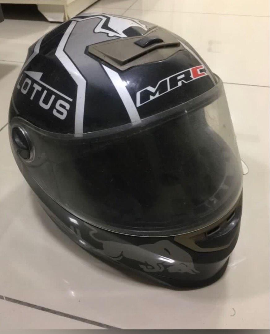 Red Bull Lotus Full Face Helmet, Motorbikes on Carousell