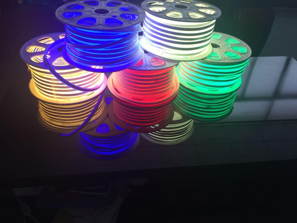 5M RGB Neon Led Running Strip Light Led Neon Light Warna Warni Neon ...