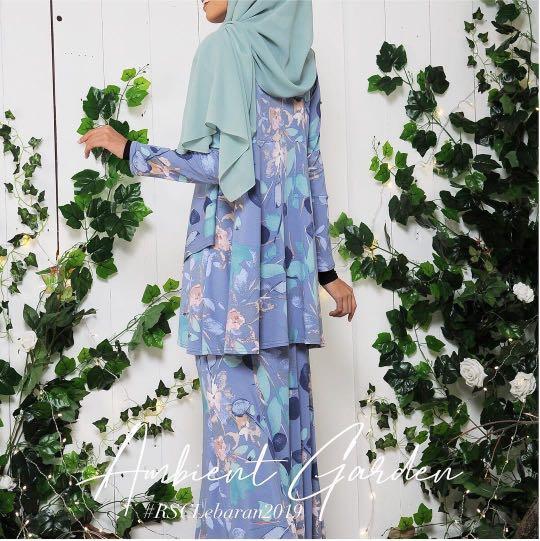 Rina salleh Dania kurung, Women's Fashion, Muslimah Fashion, Baju ...