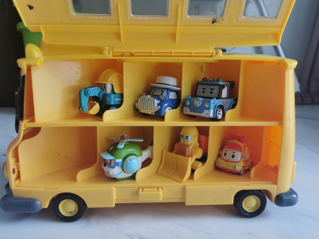 Robocar Poli School B bus Carrier, Hobbies & Toys, Toys & Games on ...