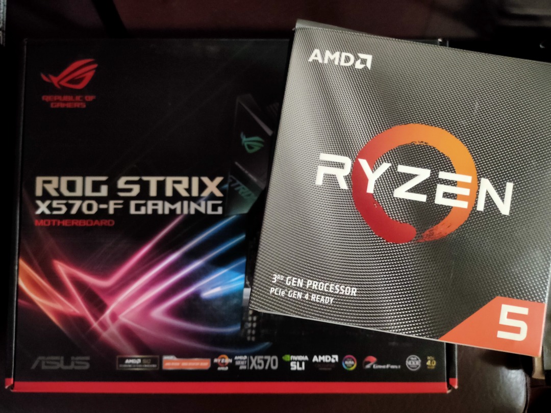 Ryzen 5 3600 XT (RARE) + ROG STRIX x570-F GAMING MOBO, Computers & Tech ...