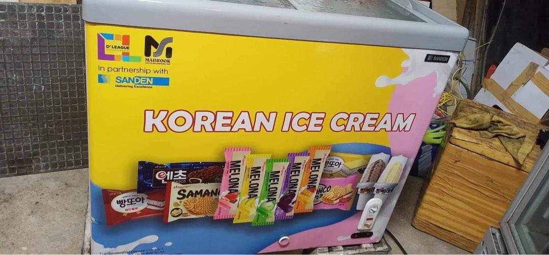 SANDEN CHEST FREEZER — SLIDING GLASS TOP, TV & Home Appliances, Kitchen ...