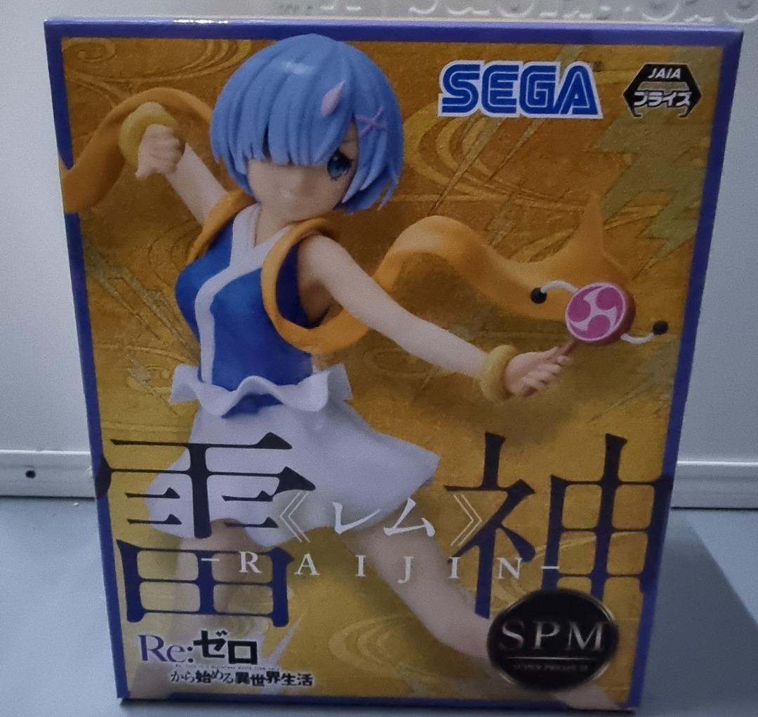 Sega SPM / Super Premium Figure Rem, Ram, Emilia, Beatrice - Fujin and Raijin, Hobbies & Toys ...