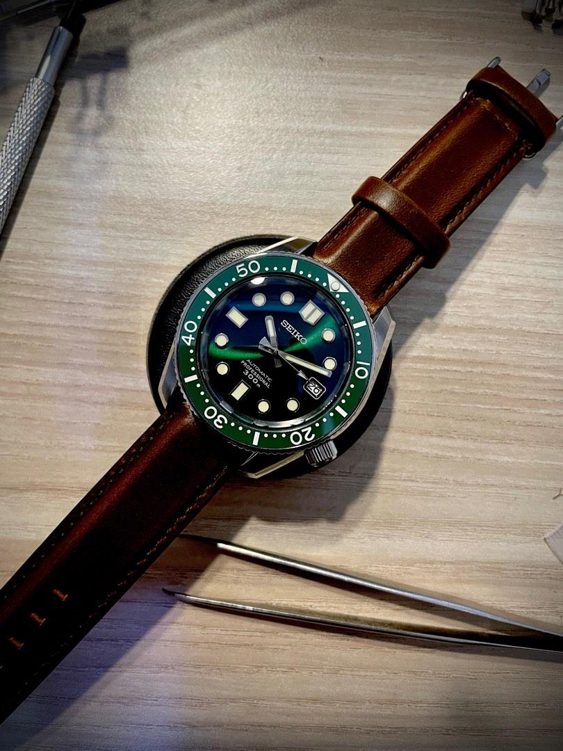 Seiko mod green diver, Men's Fashion, Watches & Accessories, Watches on ...