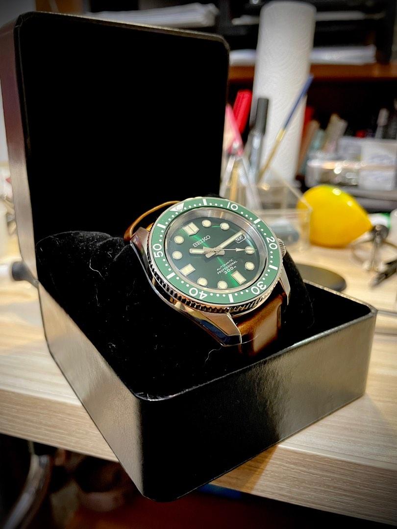 Seiko mod green diver, Men's Fashion, Watches & Accessories, Watches on ...