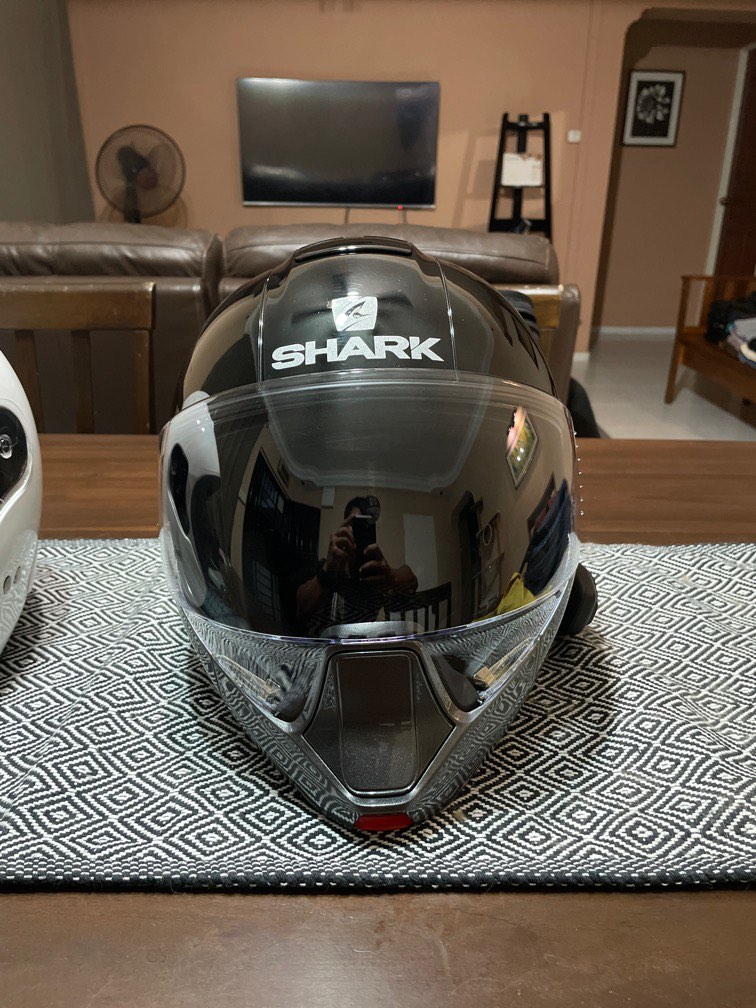 Shark Evojet, Motorcycles, Motorcycle Apparel on Carousell