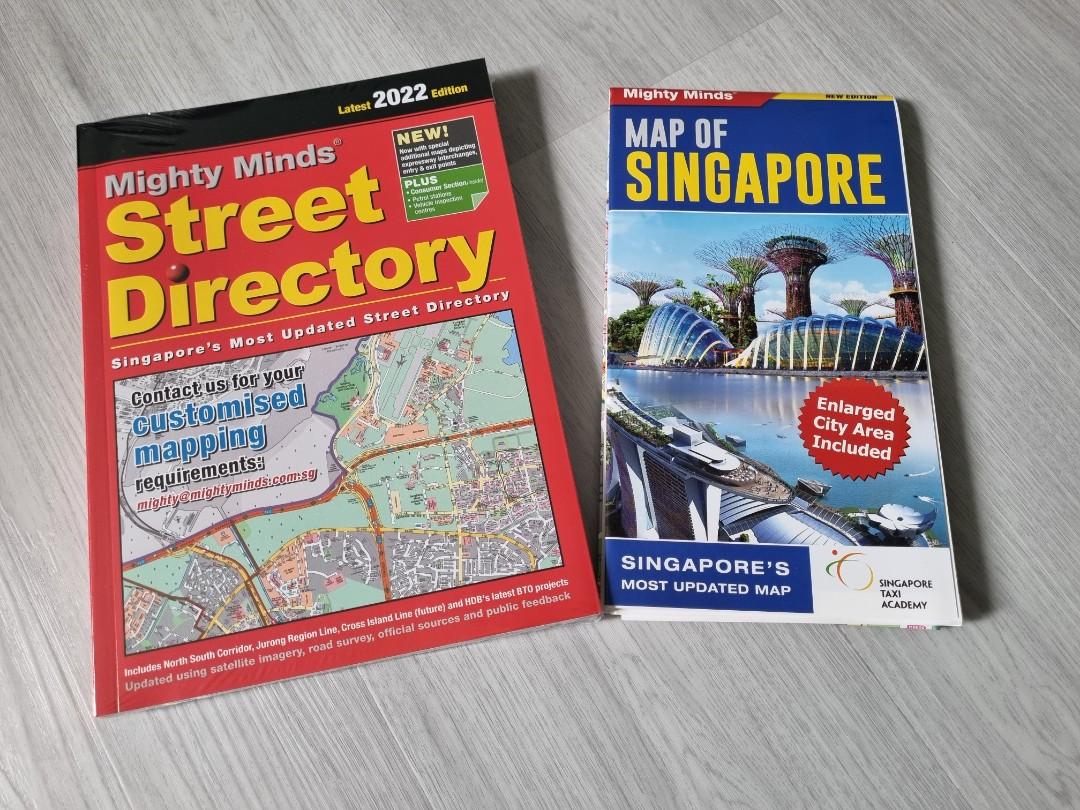 Singapore map and street directory 2022, Everything Else on Carousell