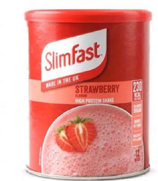 Slimfast Strawberry Meal Shake 438 g, Food & Drinks, Beverages on Carousell