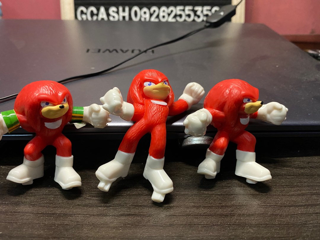 Sonic figure set with markings, Hobbies & Toys, Toys & Games on Carousell