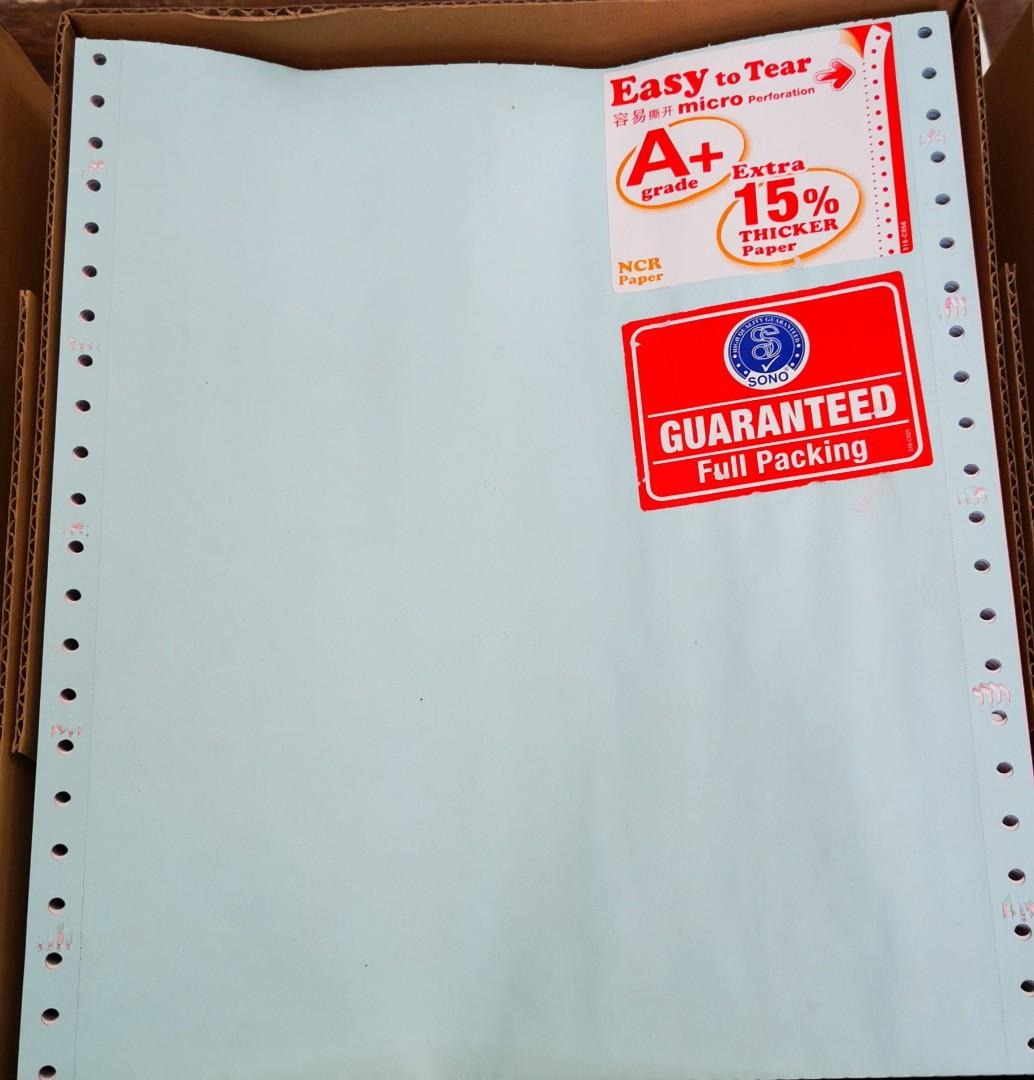 [SALE] {Free Printer} 3Ply Computer Form NCR 9.5" X 11" 3Ply White/Pink ...