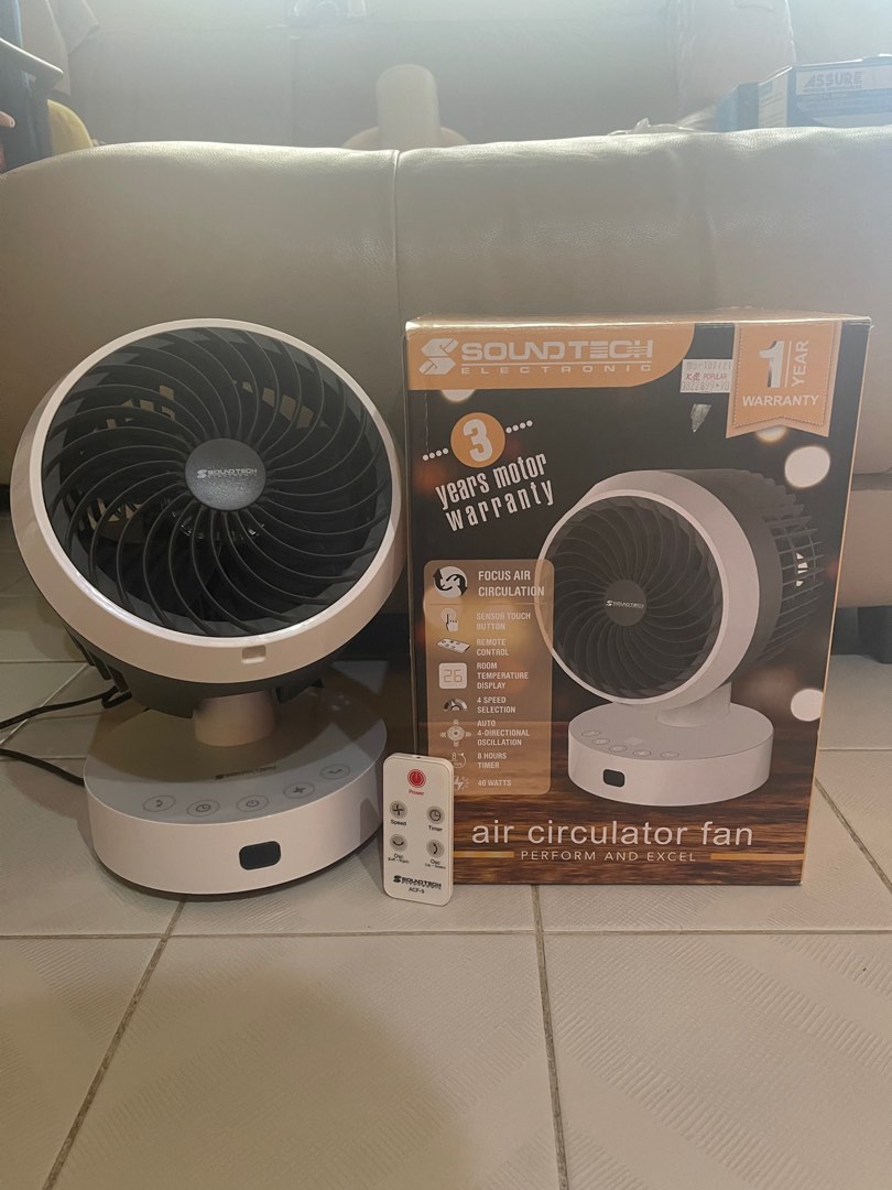Soundtech air circulator fan, TV & Home Appliances, Other Home ...
