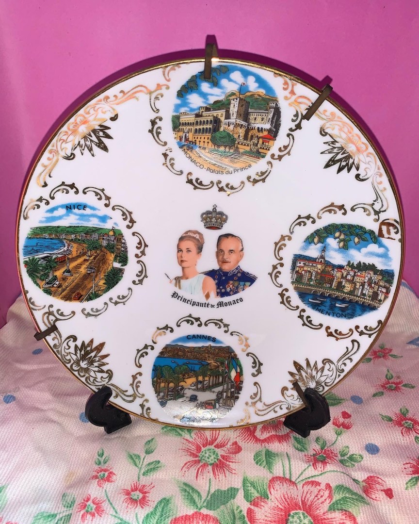 Souvenir Princess Grace & Prince Rainier of Monaco, Monte-Carlo, Monaco ...