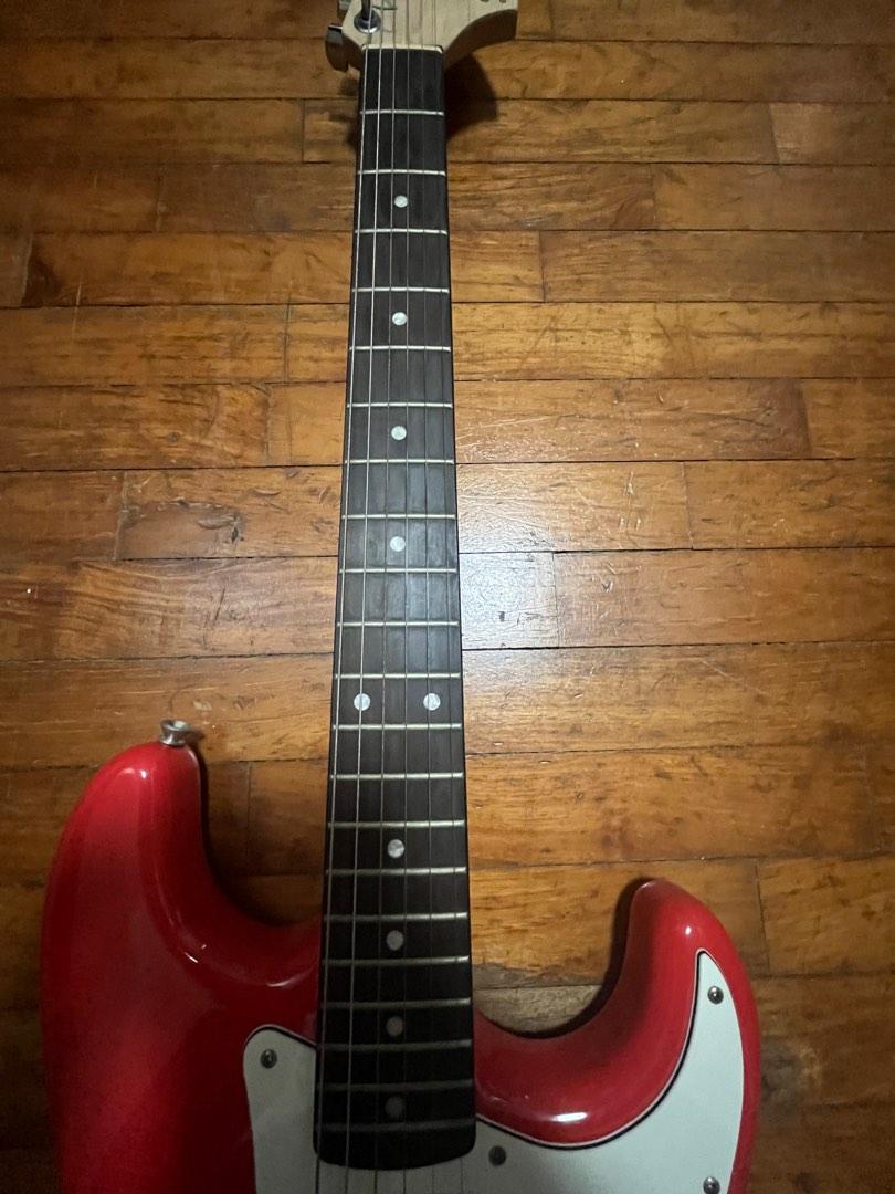 Squier Affinity Series Stratocaster Race Red Electric Guitar, Hobbies ...