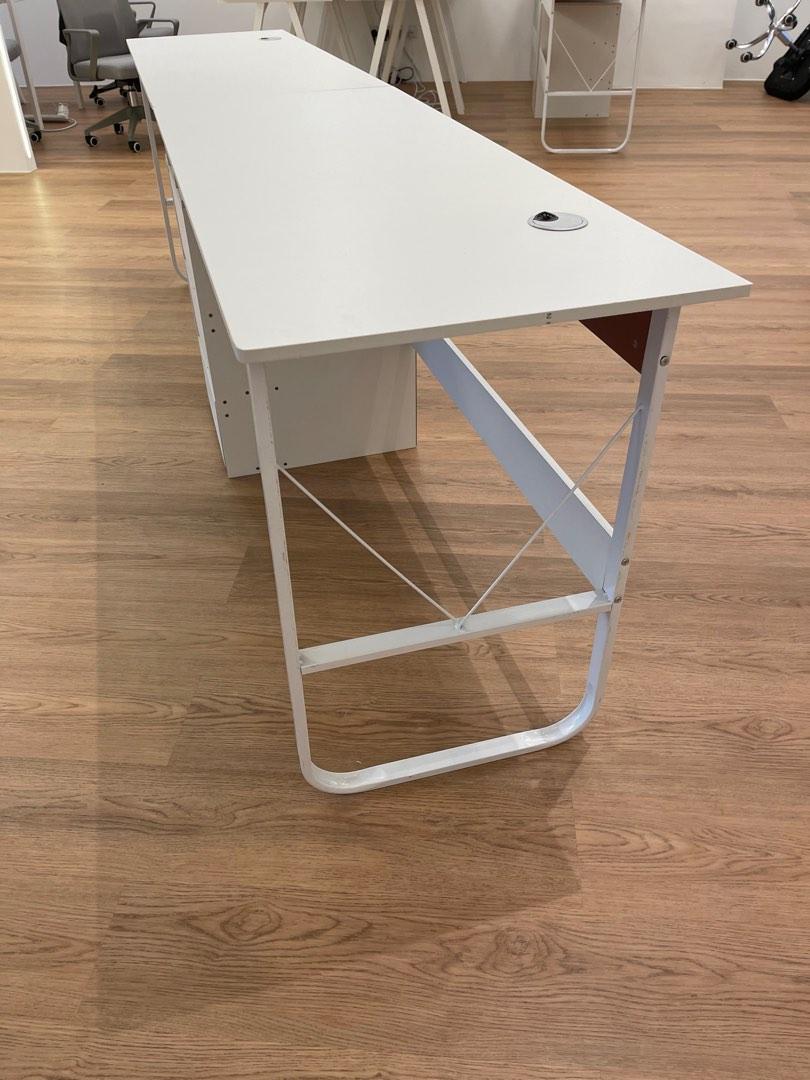 Super Long Study Table 240cm, Furniture & Home Living, Furniture ...