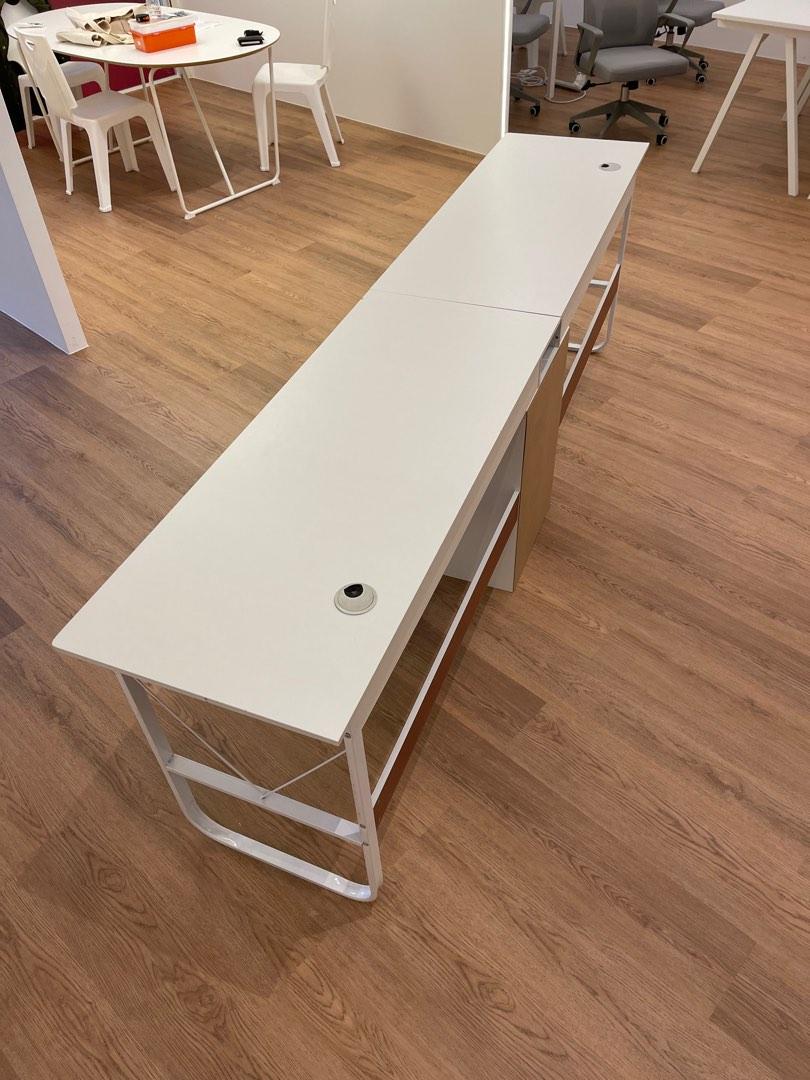 Super Long Study Table 240cm, Furniture & Home Living, Furniture ...