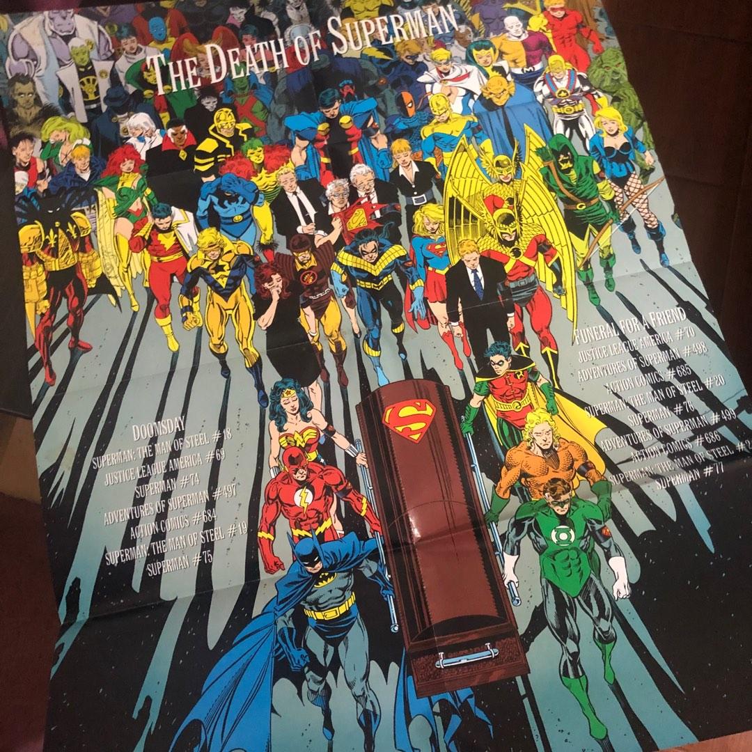 Superman Memorial Set, Hobbies & Toys, Books & Magazines, Comics ...