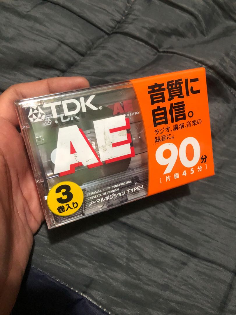 TDK AE-90X3G cassette tape pack, Hobbies & Toys, Music & Media, Music Accessories on Carousell