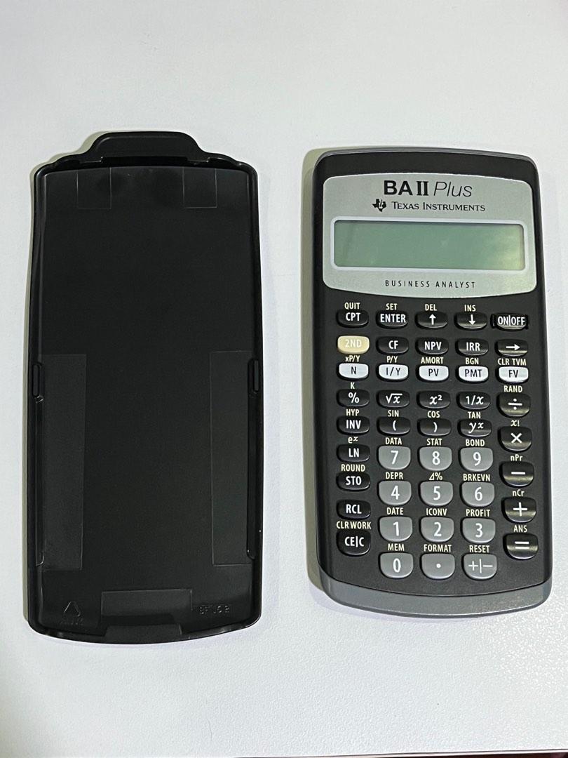 Texas Instruments TI BA II Plus Financial Calculator (CFA), Computers ...