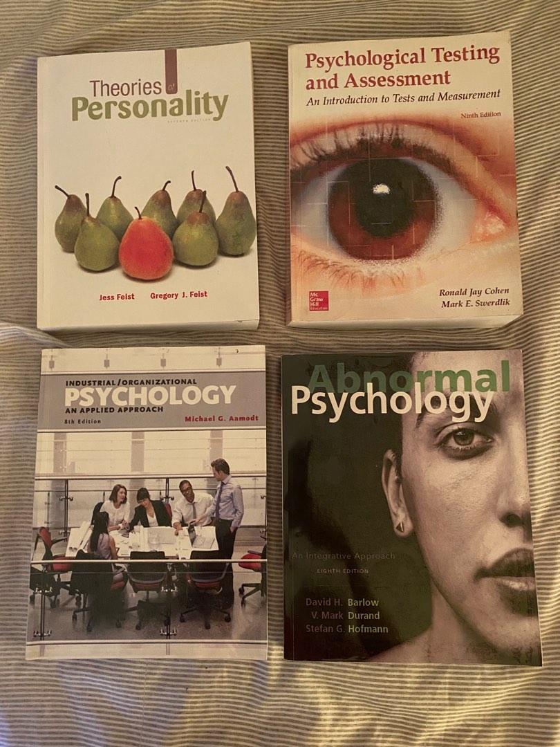 Theories of Personality, Psychological Testing and Assessment, Abnormal ...