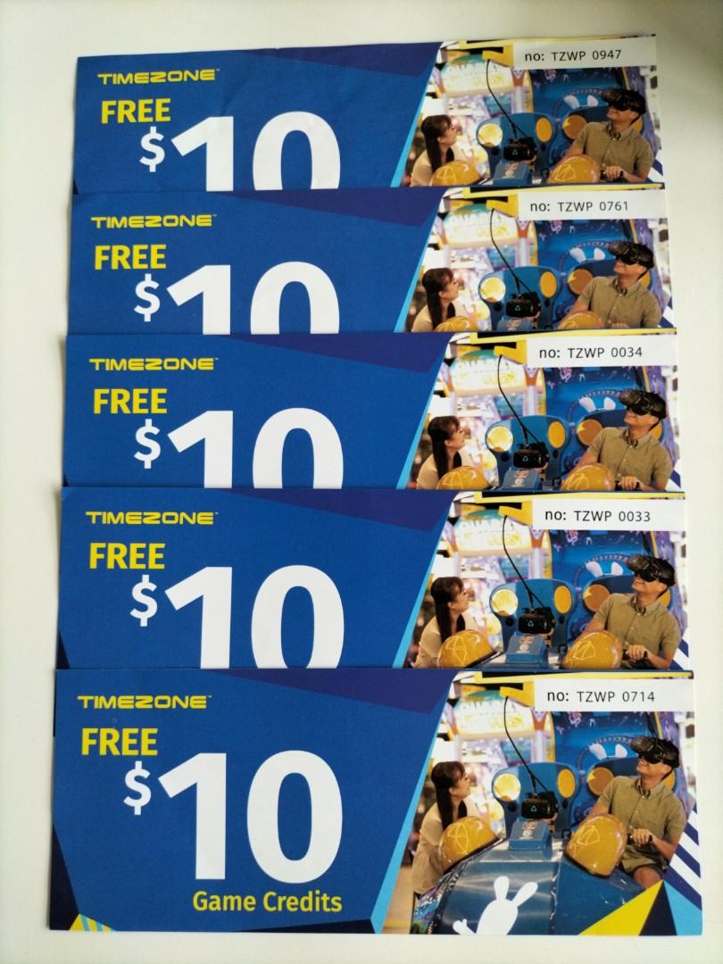 Time Zone Voucher, Tickets & Vouchers, Vouchers on Carousell