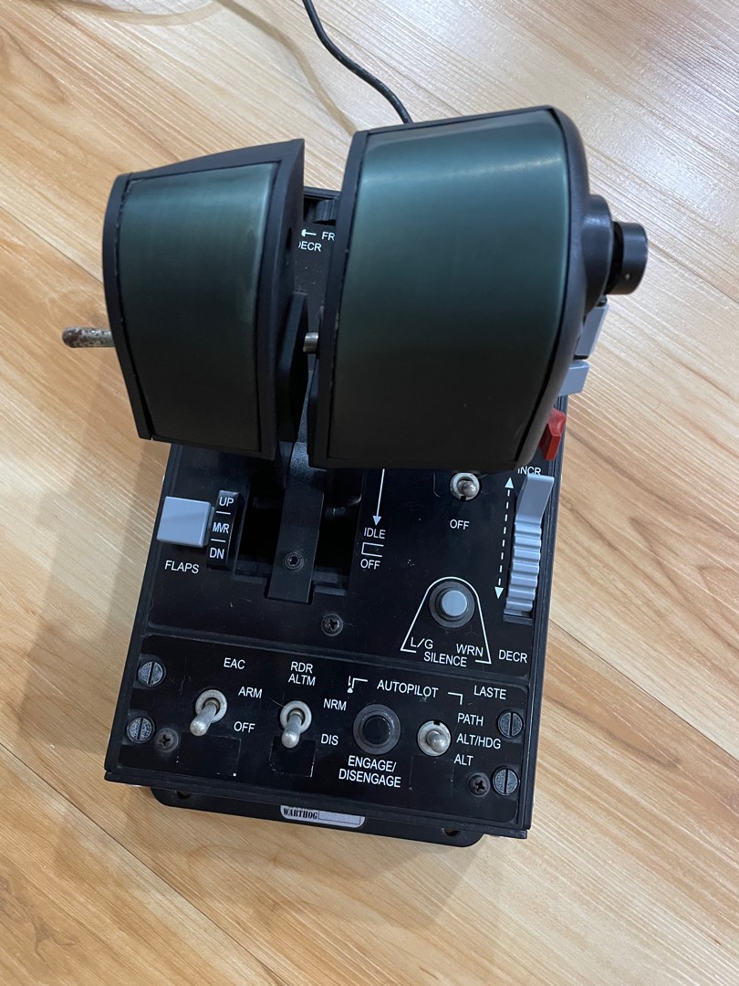 TM Thrustmaster Warthog HOTAS, Video Gaming, Gaming Accessories ...