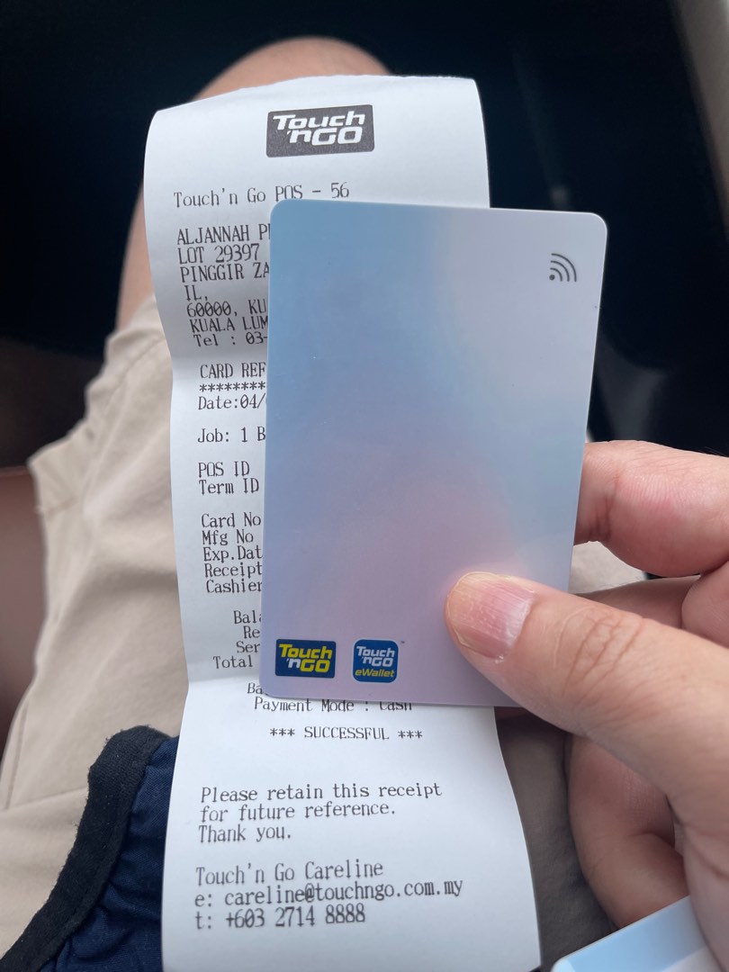 TNG NFC card $35 for RM49.50 value, Everything Else on Carousell