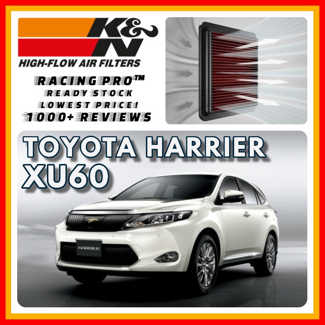 TOYOTA HARRIER XU60 ZSU60 2.0L NA | K&N AIR FILTER | RACINGPRO-2249 ...