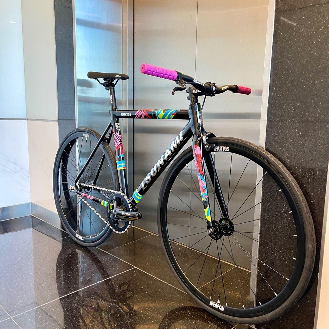 Tsunami SNM 300/ frame set( $430)/complete bike ($730)/size M /L/fixie ...