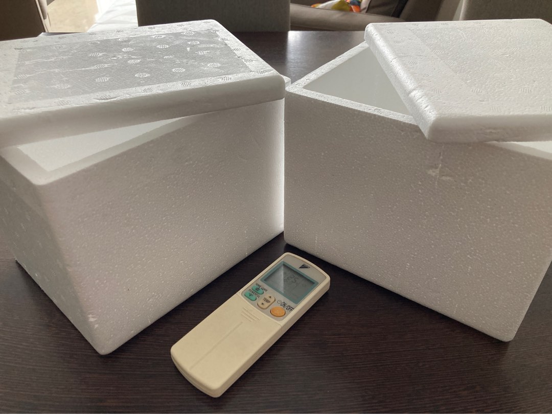Two styrofoam boxes, Furniture & Home Living, Kitchenware & Tableware ...