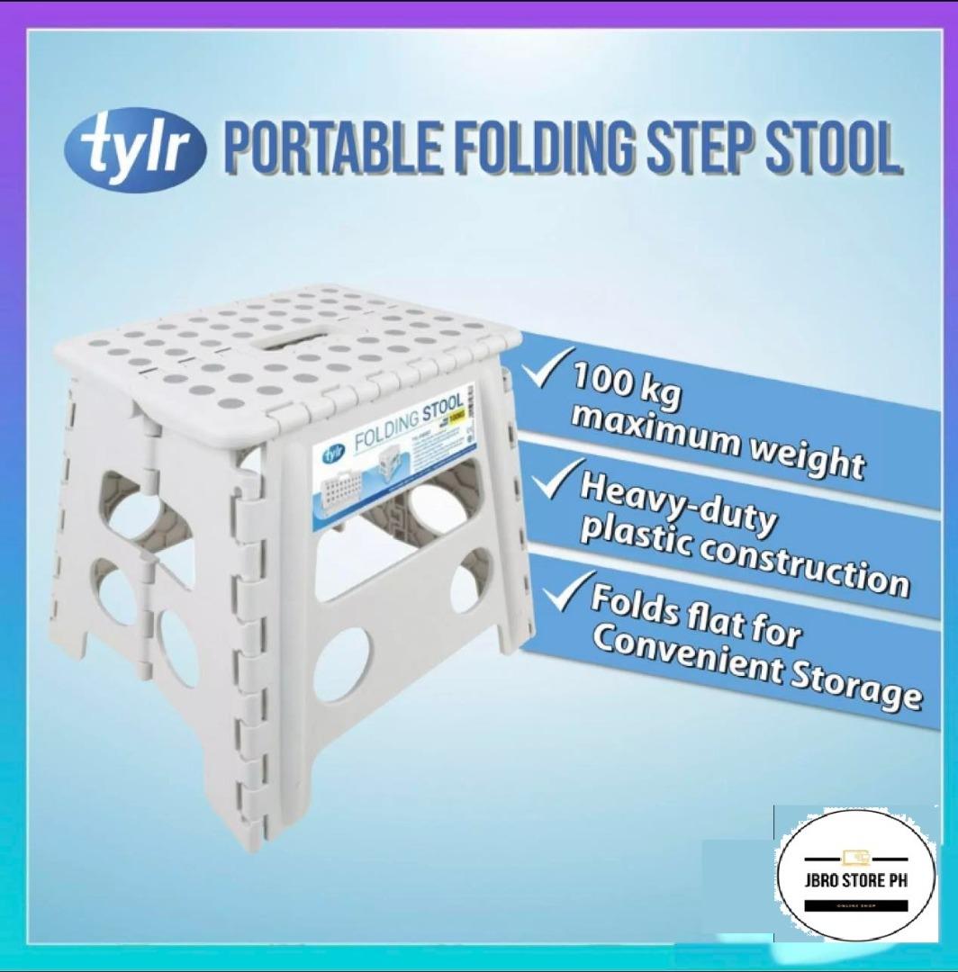 TYLR Folding Step Stool / Camping Chair Stool / Camping Folding Step ...