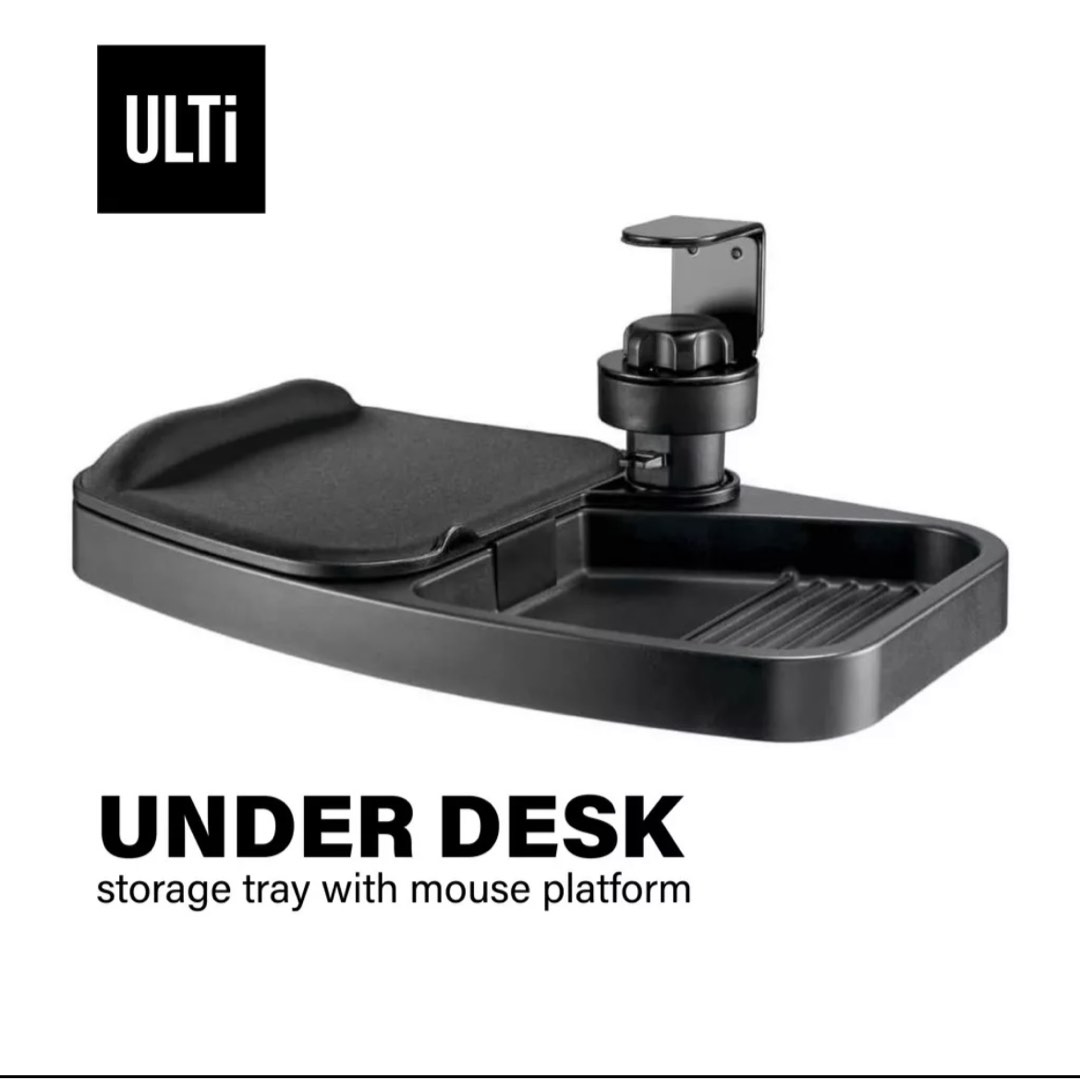 ULTi Clamp-on Storage Tray with Mouse Pad, Computers & Tech, Parts ...