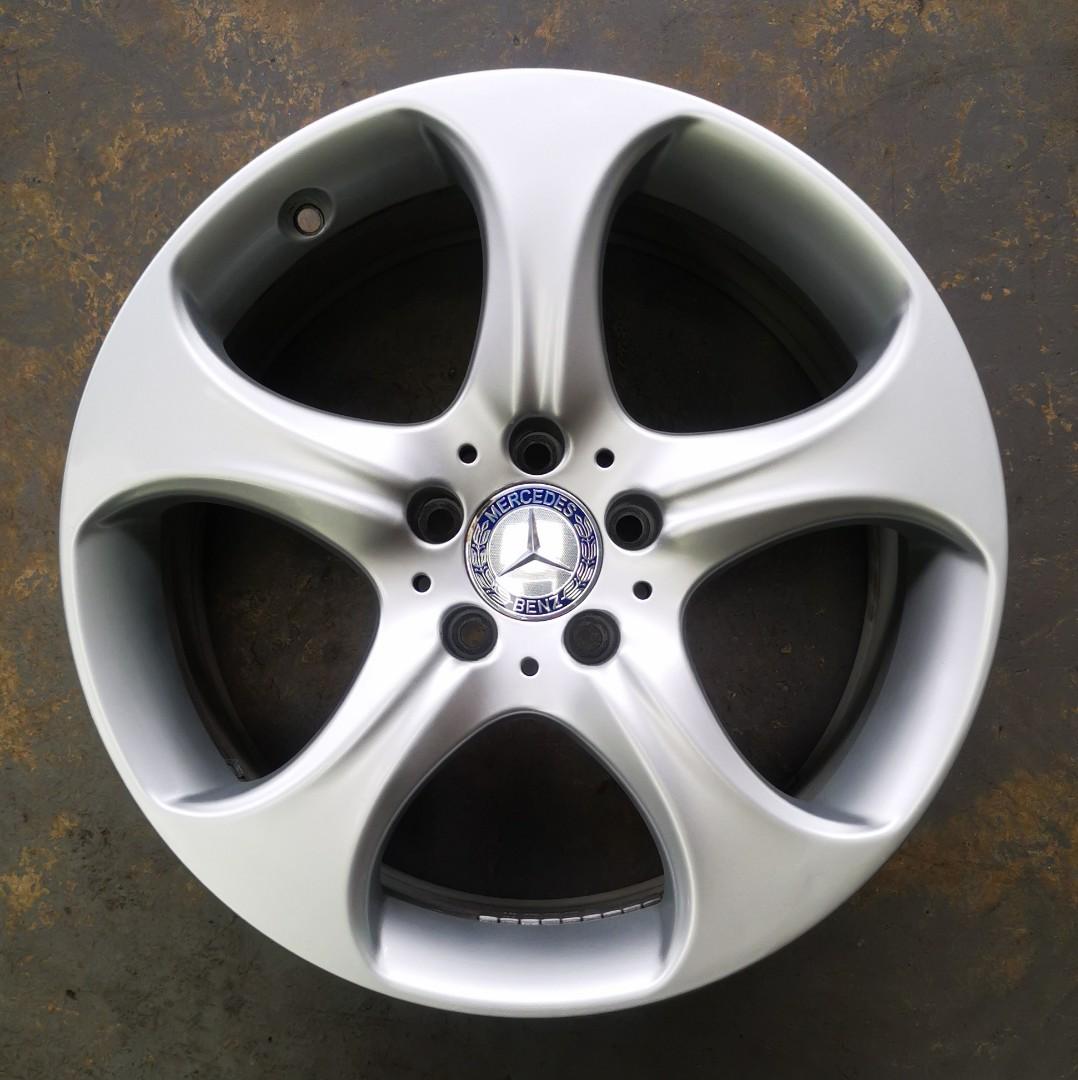 Used 18" Original Mercedes Rims, Car Accessories, Tyres & Rims on Carousell