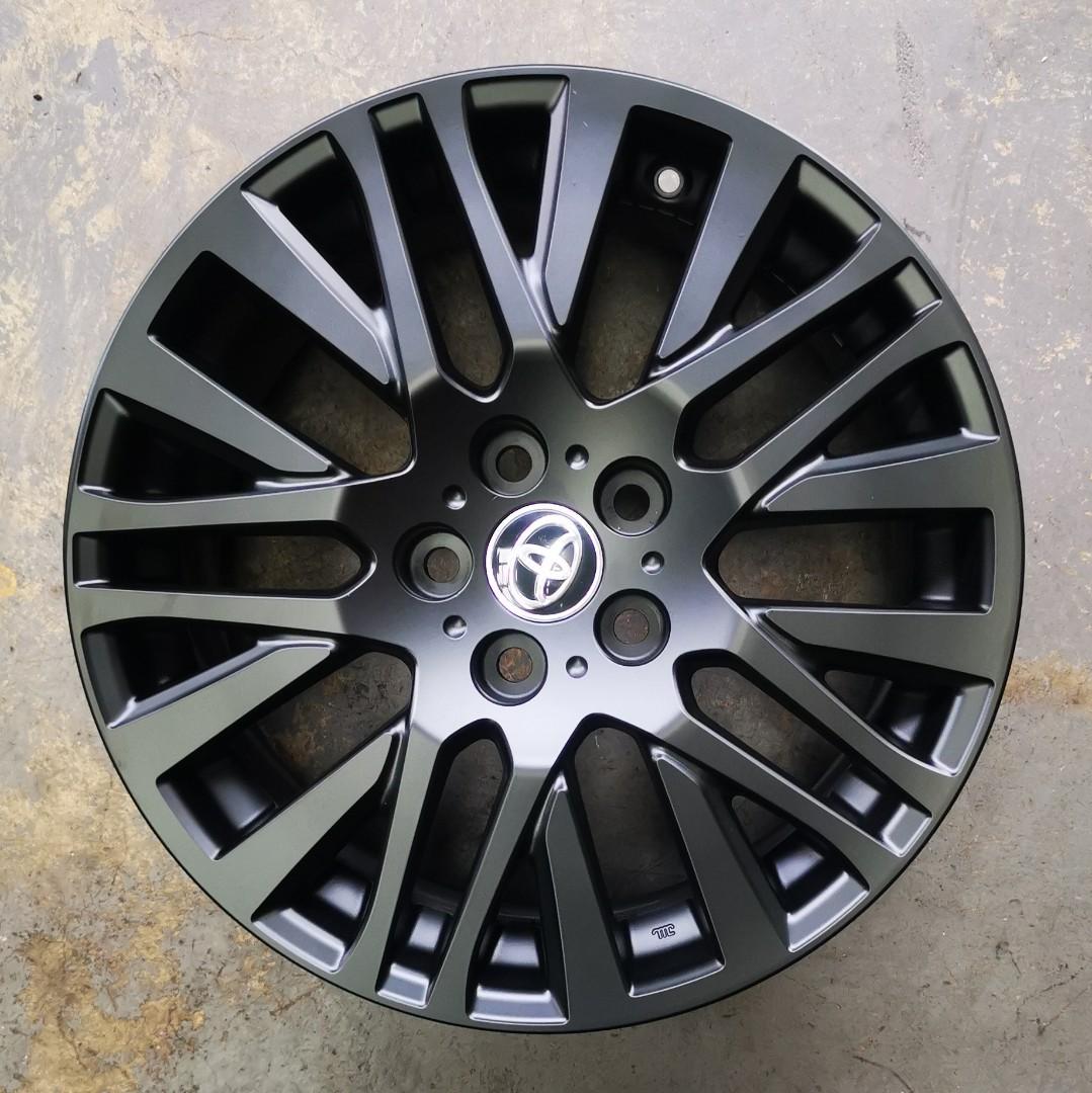 Used 18" Original Toyota Rims, Car Accessories, Tyres & Rims on Carousell